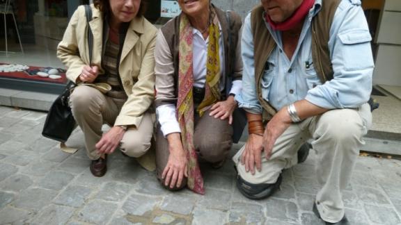 "Stolpersteine" für Felix Nussbaum und Felka Platek