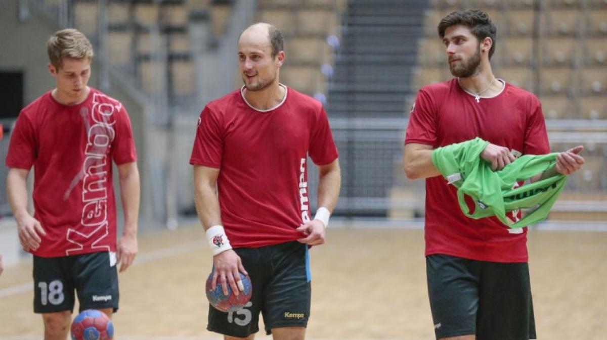 Erstes Training der HSG Nordhorn-Lingen in Lingen