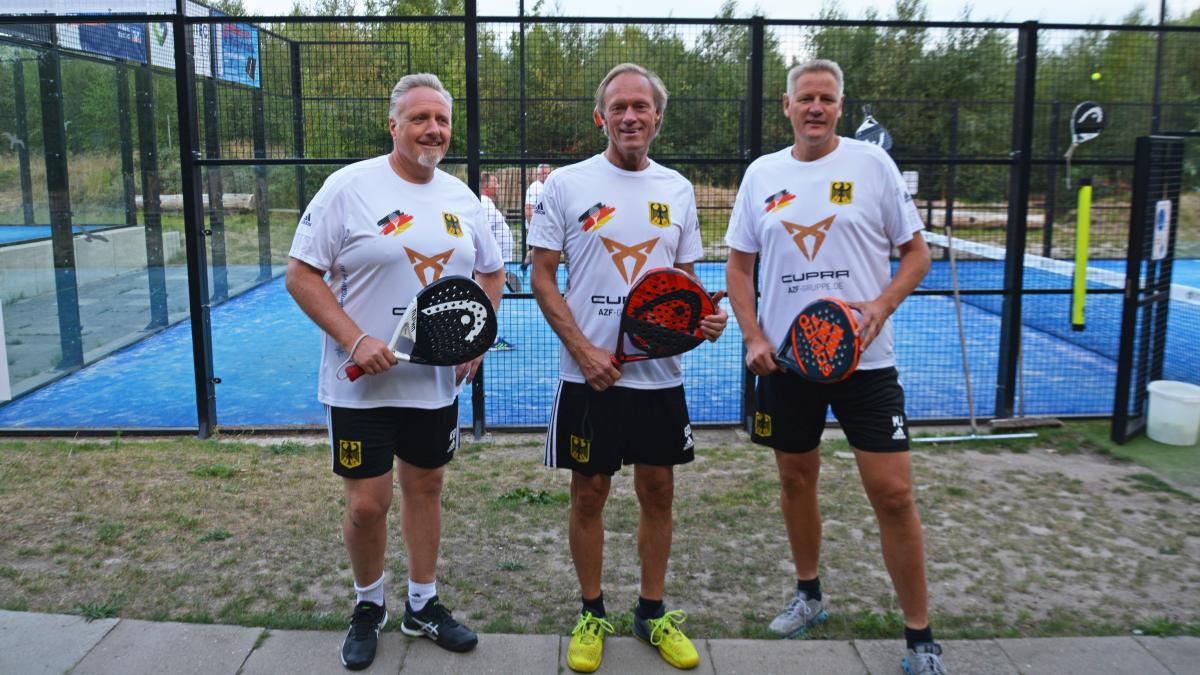 Trendsport: Ü 45-Padel-Nationalteam macht Station in Enge-Sande
