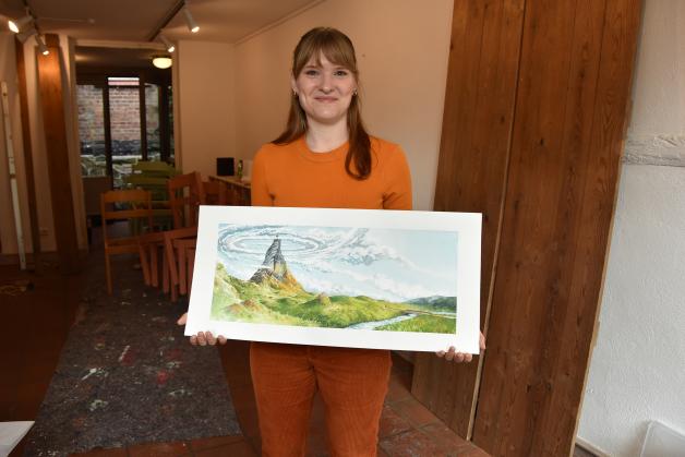 Eutin: Laura Fuchs eröffnet neues Atelier und bietet Malkurse an