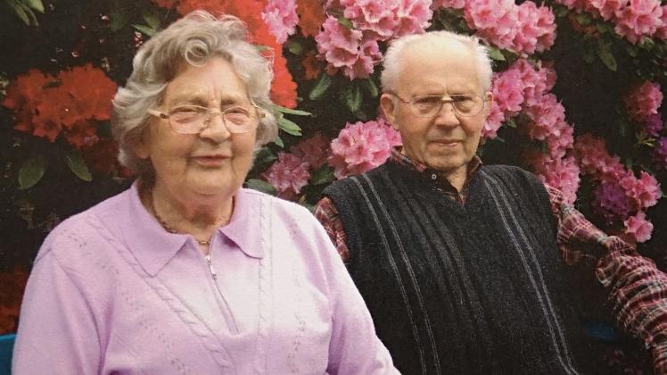 Georg und Maria Pöppelmeyer aus Berge feiern Eiserne Hochzeit