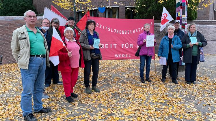 Demo in Wedel fordert: Beim Bürgergeld nachbessern