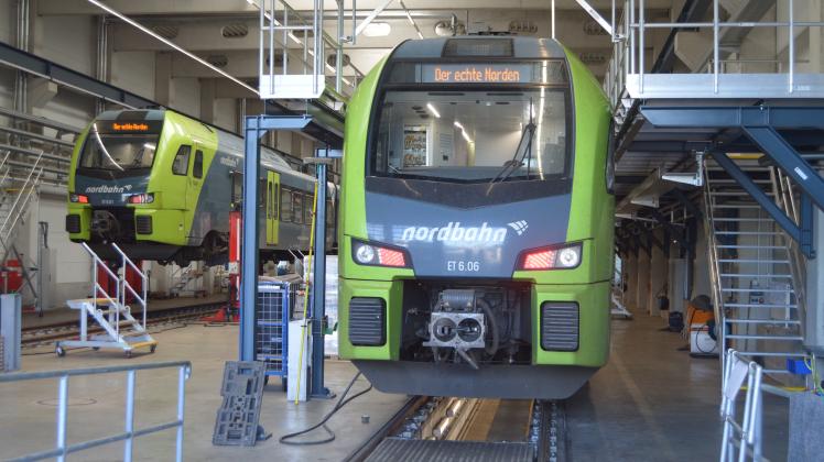So werden die Züge der Nordbahn in Hamburg gewartet und repariert