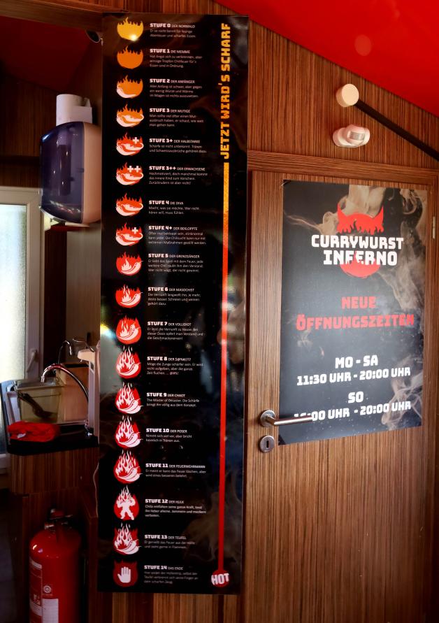 Vorsicht, scharf: Neue Besitzer im Osnabrücker Currywurst-Inferno