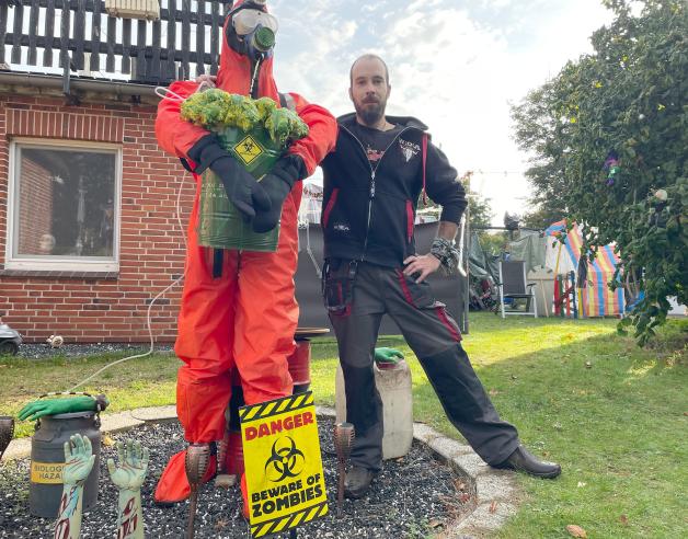 Halloween: Grusel-Garten von Johanna und Mirko Carstens Hohenaspe