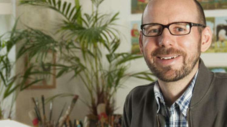 Alexander Steffensmeier liest in der Grundschule Hohenlockstedt