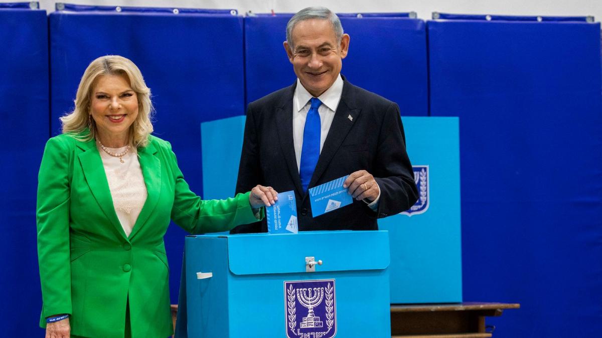Comeback: Netanjahus Likud-Partei bei Wahl in Israel vorne