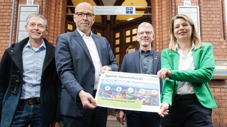 Glosse: Stadtwerke Flensburg spenden 500.000 Euro an Bedürftige
