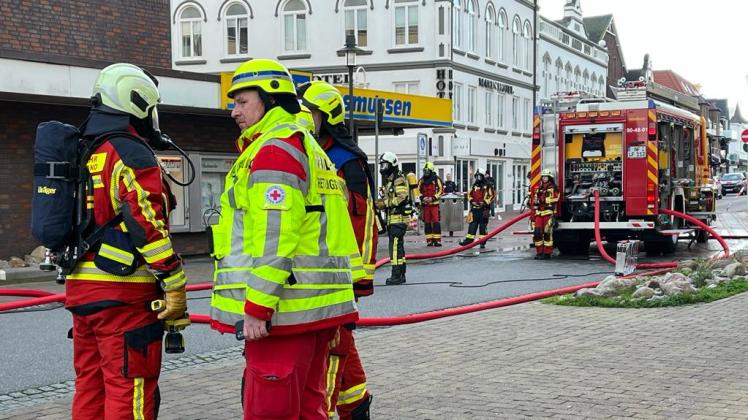 Feuer bei Edeka Rasmussen in Westerland auf Sylt