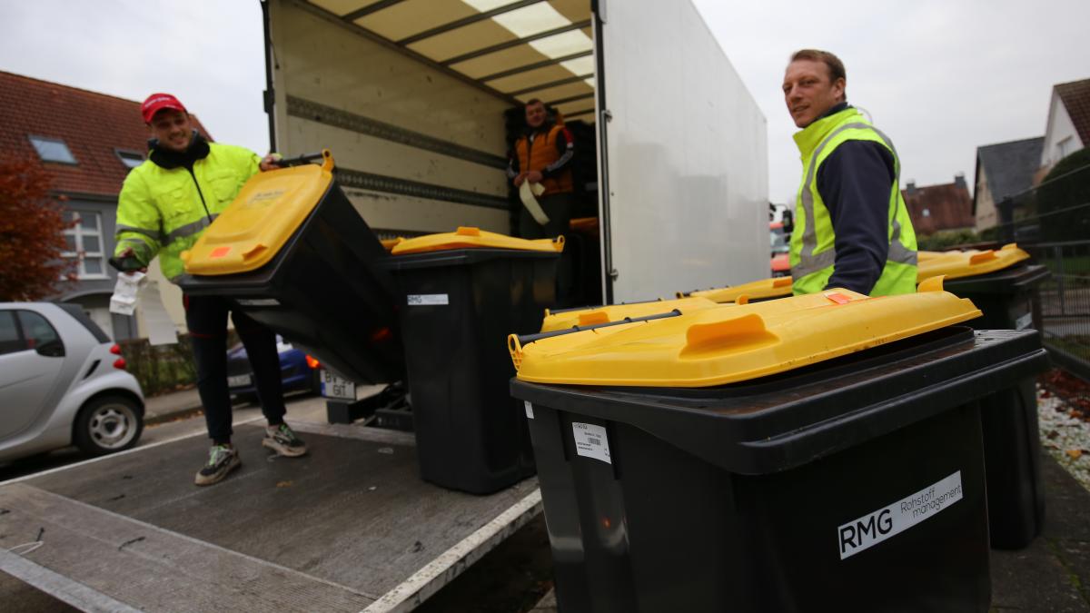 Kreis Pinneberg: Verteilung der neuen Gelben Tonnen geht weiter