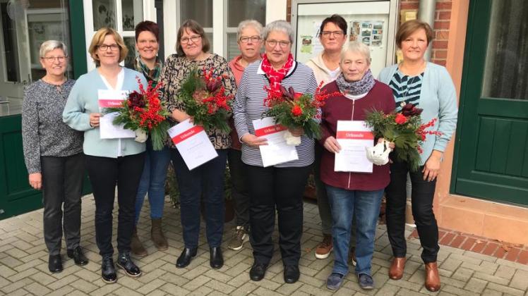 Das DRK in Bippen hat langjährige Mitglieder geehrt