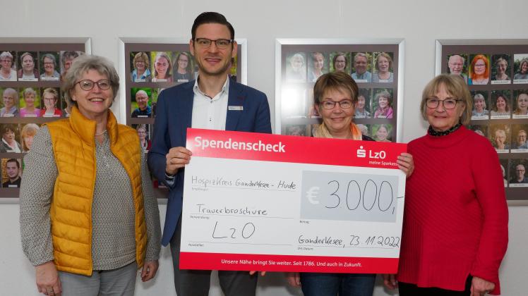 LzO unterstützt ehrenamtliche Sterbebegleitung mit 3000 Euro