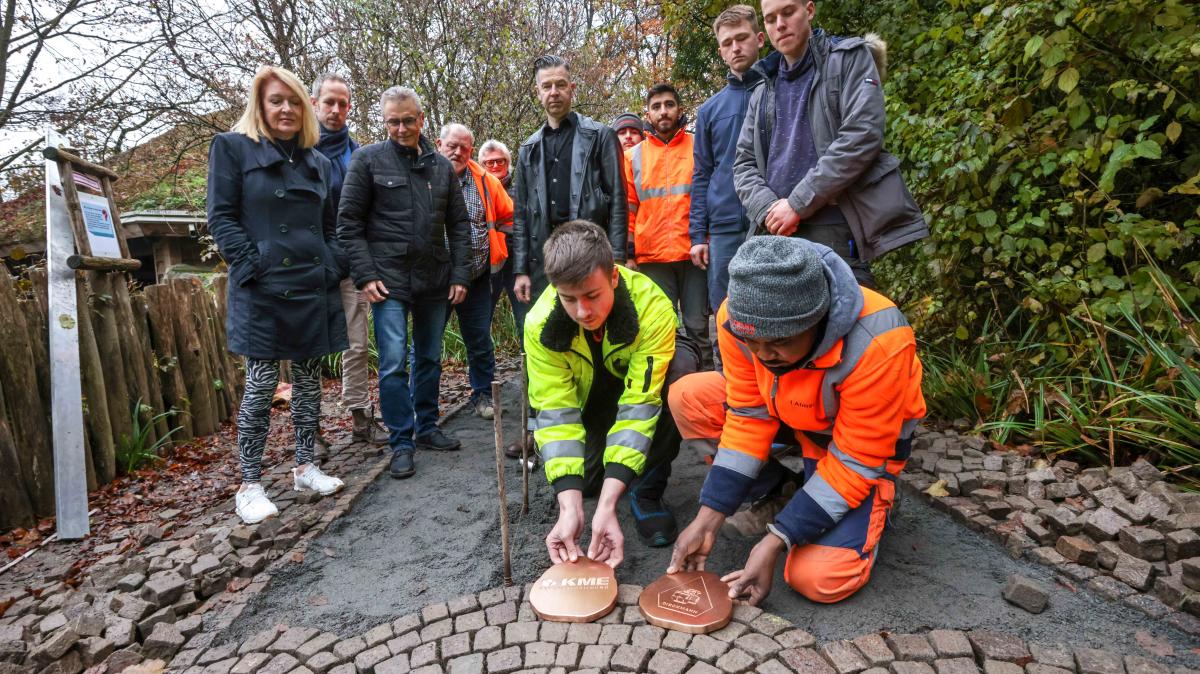 Elephant Walk of Fame im Osnabrücker Zoo