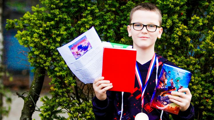 Connor Petermann ist schulbester Vorleser