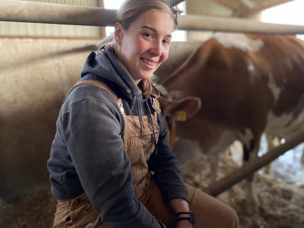 Charlotte Rothert aus Nortrup spricht über die Debatte um Milch