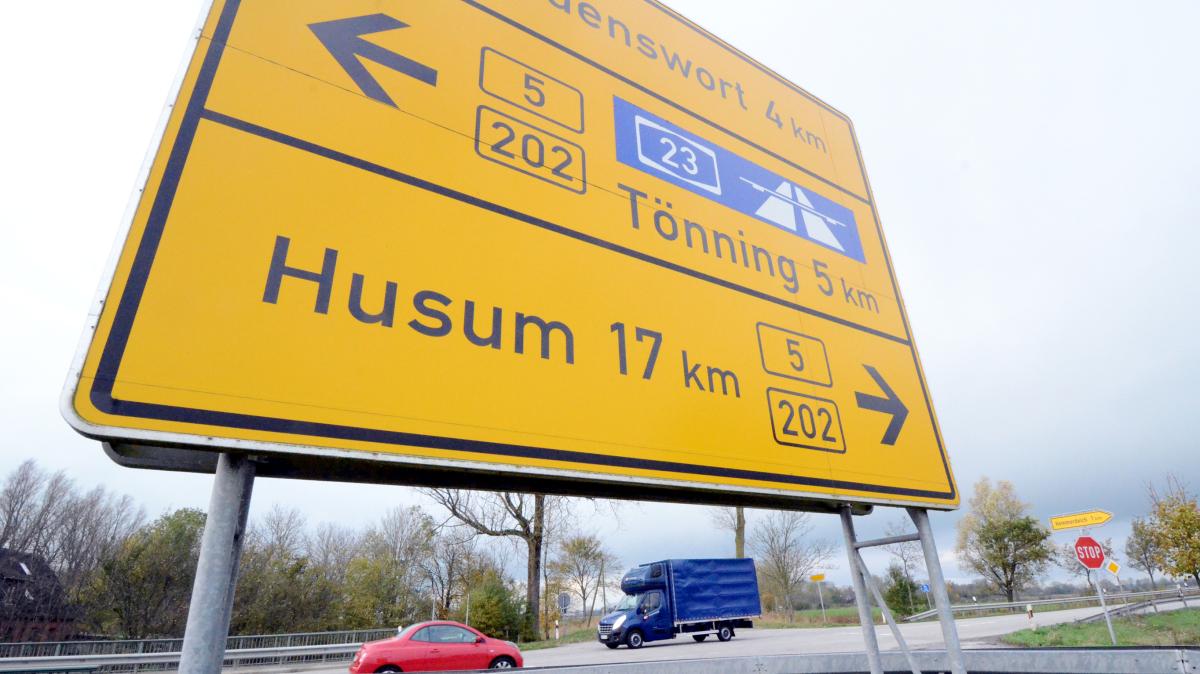 Fabelhafte Sperrung B5 Husum Karte Fotos
