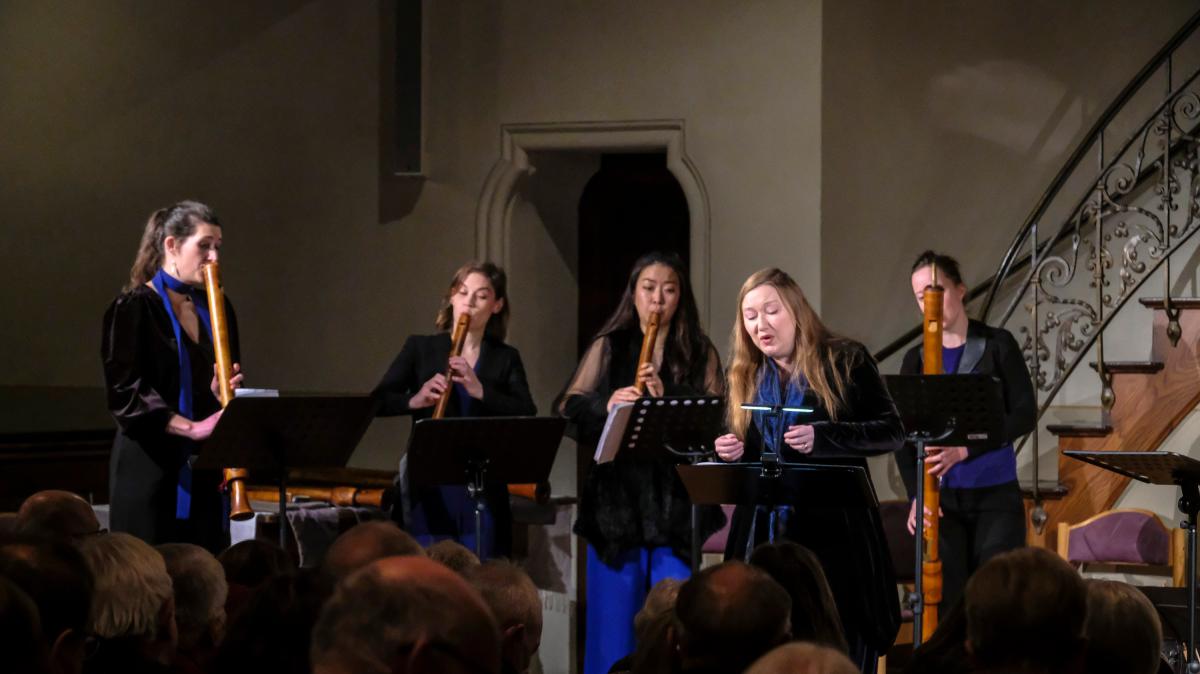 Dorothee Mields sang in der Bergkirche Musik der Renaissance