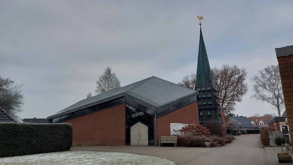 Osterkirche Kummerfeld im Winter