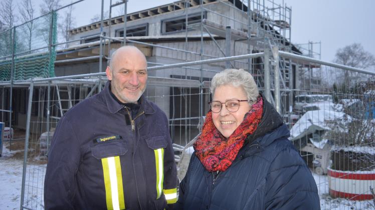 Richtfest am Gerätehaus für die Feuerwehr Aventoft-Rosenkranz