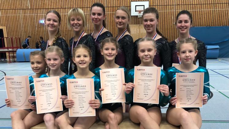 Glückstädter Turnerinnen holen Mannschafts-Landestitel