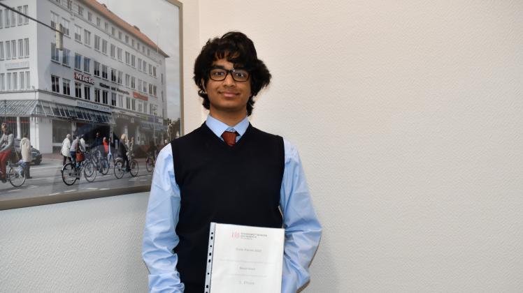 Schüler aus Neumünster ist Drittplatzierter in Bundeswettbewerb