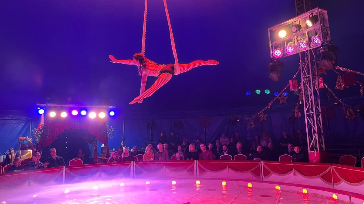 Der Zirkus Selina bietet ein unterhaltsames Programm in Itzehoe