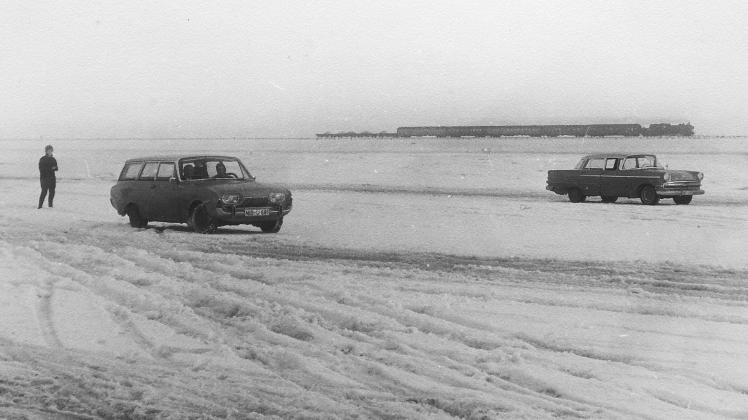 Sylt: Winter 1963: Als Sylter mit dem Auto über das Eis fuhren