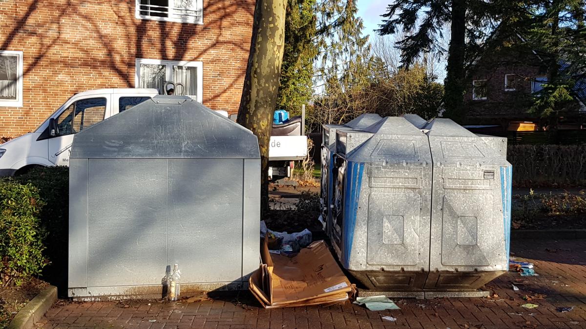 Von alten und neuen Gelben Tonnen in Westerhorn