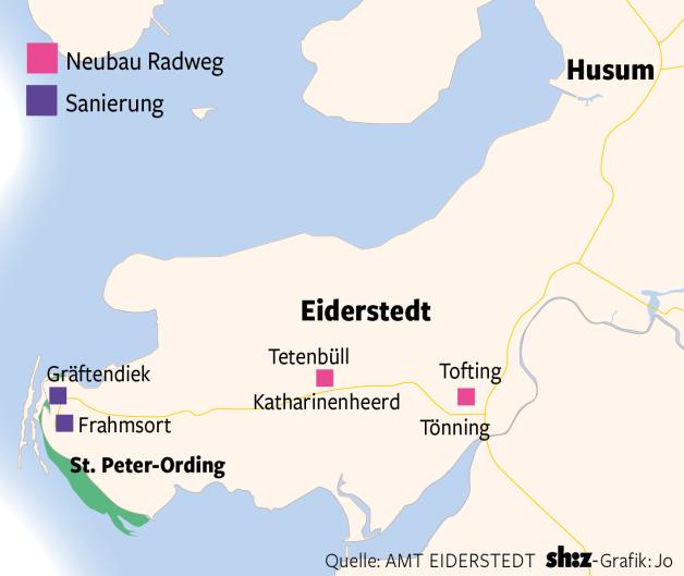 Eiderstedt bekommt neue Radwege
