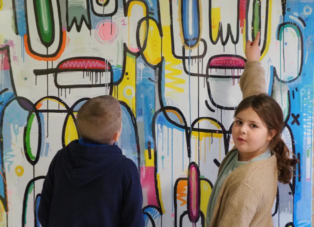 Nordlichtschule Süderbrarup: Kunstausstellung in der Grundschule