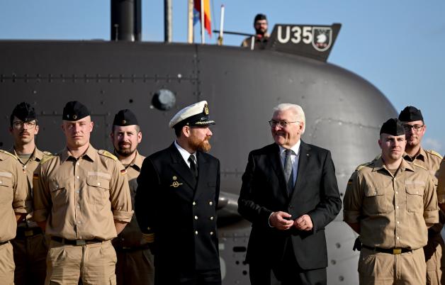 Marine: U-Boot U35 der Bundeswehr zurück in Eckernförde