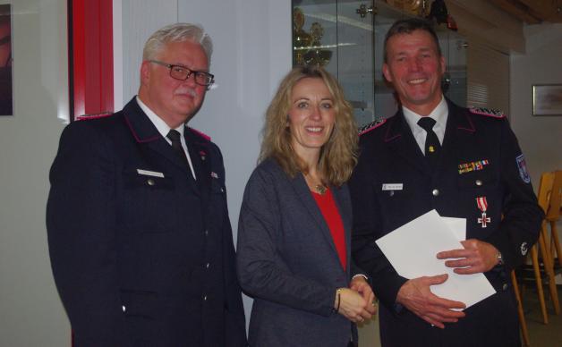 Versammlung der Feuerwehr Eckernförde. 342 Einsätze in 2022.