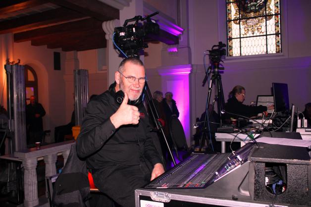 Technischer Aufwand beim Neujahrskonzert im Emslanddom zu Haren