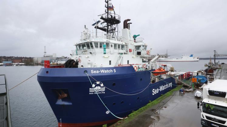 Warum ist das Seenot-Rettungsschiff Sea-Watch 5 in Flensburg?