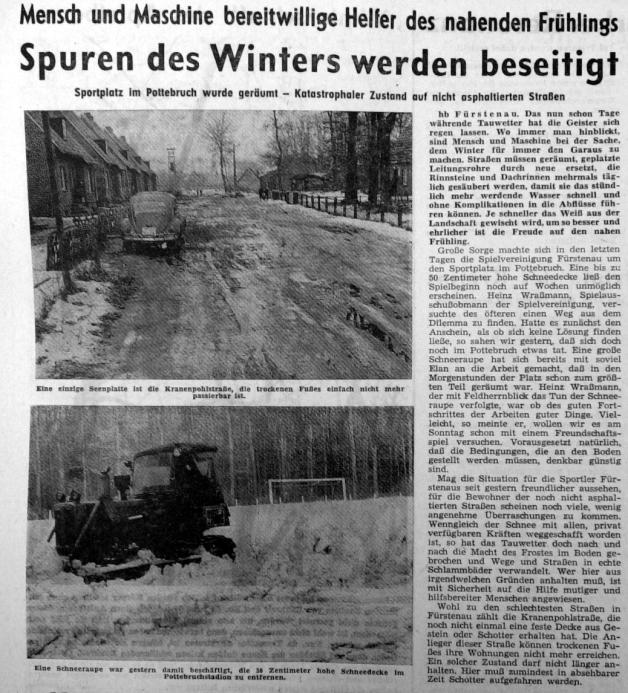 Rekordwinter 1962/1963: Eis und Schnee im Osnabrücker Nordkreis