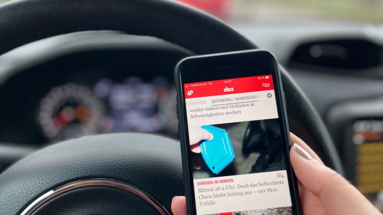 Handy- und Tempo-Verstöße: Norderstedts Polizei stoppt Autofahrer