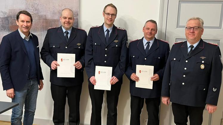 Führung der Feuerwehren Menslage und Quakenbrück wieder komplett