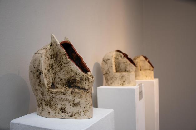 Künstlerinnen Lucia Figueroa und Hanne Nagel-Axelsen in Pinneberg