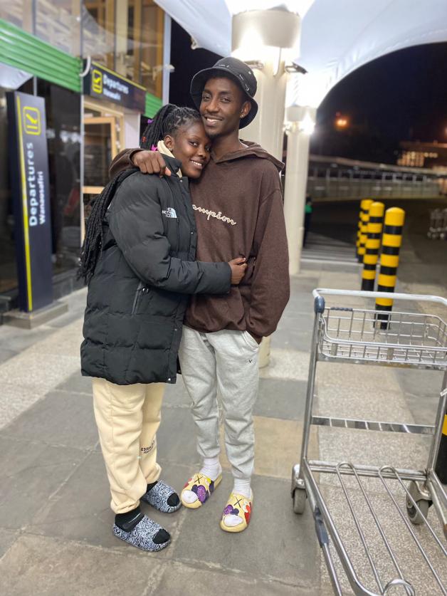 Alexis aus Kenia lebt als Au-Pair bei Familie Heuer in Bramsche