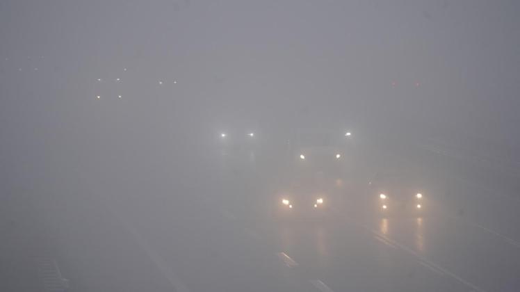 Sichtweiten unter 100m: Dichter Nebel in Schleswig-Holstein