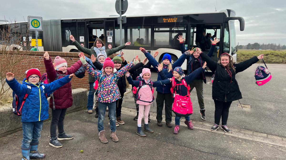 Öömrang Skuul Amrum: Bus fährt Schüler jetzt auch am Nachmittag | SHZ