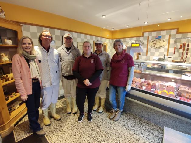 Bei Fleischerei Erichsen in Brekling gibt es seit 1887 Regionales