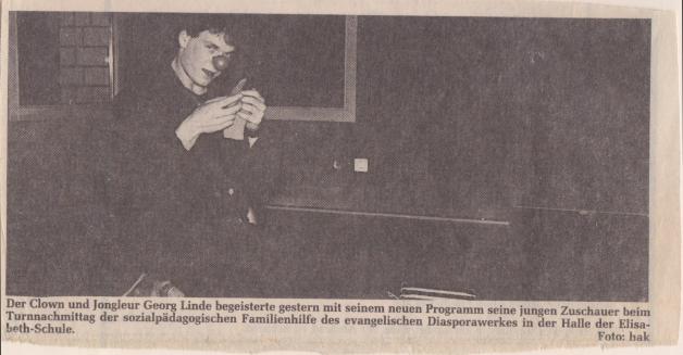 Georg Linde ist Künstler aus Osnabrück: 35 Jahre Clown Georg