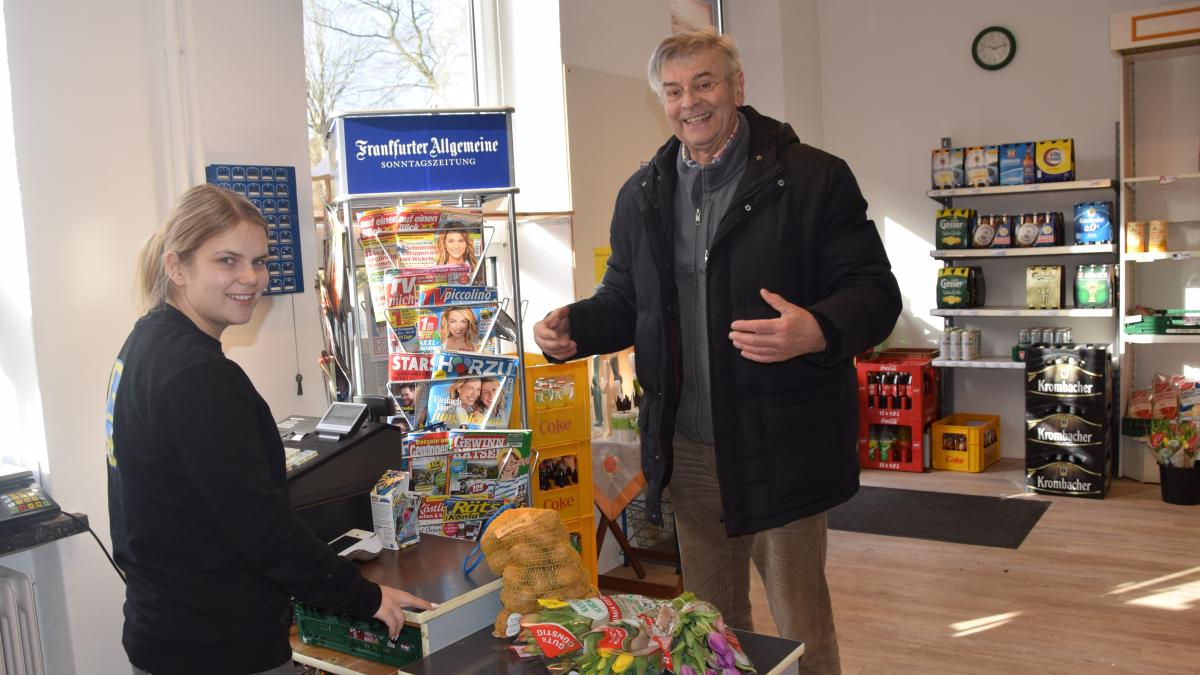 Marco Kock aus Osterby betreibt den Dorfladen in Kosel