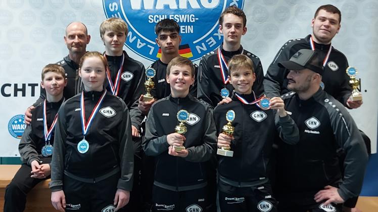 LM Kickboxen: Viermal Gold für SC Gut Heil Neumünster in Elmshorn