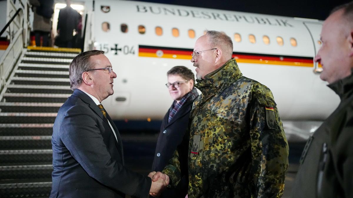 Boris Pistorius reist nach Litauen zu Bundeswehr-Soldaten