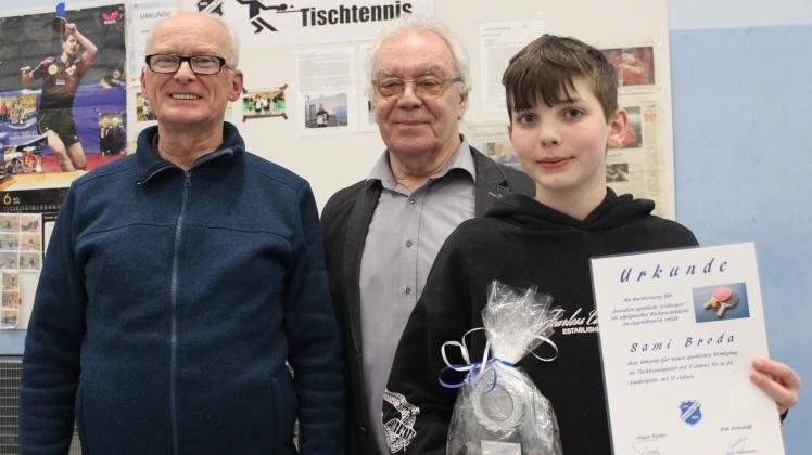 Griebeler SV freut sich über sein Tischtennis-Talent Sami Broda
