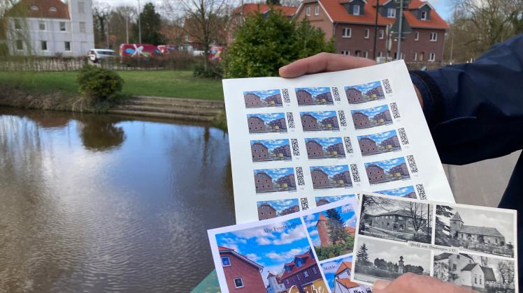Delmenhorst-Hasbergen: Postkarten und Briefmarken als Kritik