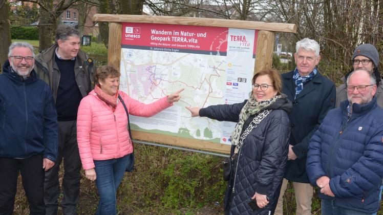 In Engter wurde der Terra.Track-Wanderweg „Engethere“ eröffnet.
