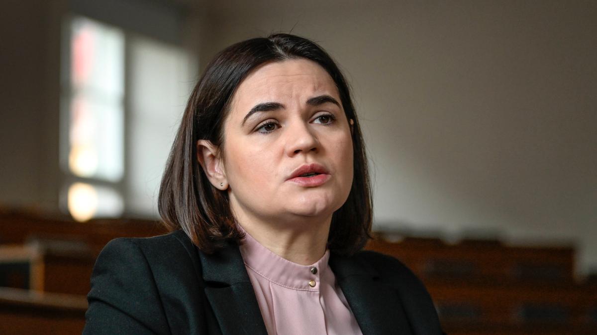 Swetlana Tichanowskaja: Lukaschenko ist ein Kriegsverbrecher